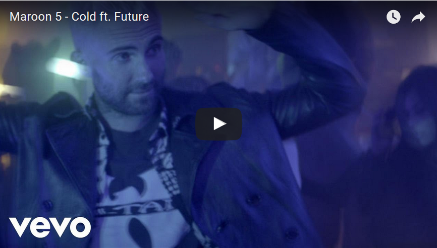 Maroon 5, nuovo singolo "Cold" con Future: Video e Testo